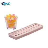 China Handmade Silicone Ice Ball Mold Cube Tray Mini Ball Shape Food Grade Sustainable for sale