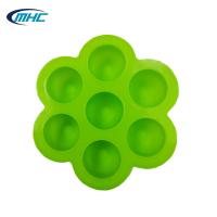 China Waterproof Silicone Ice Mold 7 Cavity BPA Free Ice Cream Moulds Ball Shaped for sale