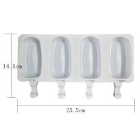 China Silicone DIY Popsicle Ice Cream Mold Maker Reusable Handmade Customized for sale