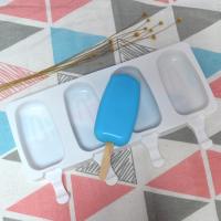 China Silicone DIY Popsicle Ice Cream Mold Maker Reusable Handmade Customized for sale
