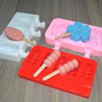 China Handmade Silicone Ice Mold Sustainable Popsicle Ice Cream Molds LFGB Approved for sale