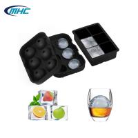 China 3D Square Silicone Ice Cube Trays Non Stick 15.5*11*5cm Customized for sale