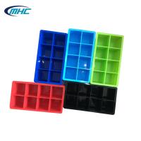 China 3D Square Silicone Ice Cube Trays Non Stick 15.5*11*5cm Customized for sale