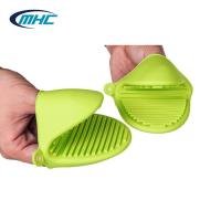 China Kitchen Custom Cooking Mittens Set Silicone Heat Resistant Durable for sale