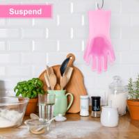 China Kitchen Silicone Dishwashing Gloves Reusable Heat Resistant Customized for sale