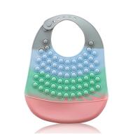 China OEM Baby Silicone Products Multi Colors Toddlers Newborn Waterproof Bibs for sale