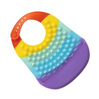 China OEM Baby Silicone Products Multi Colors Toddlers Newborn Waterproof Bibs for sale