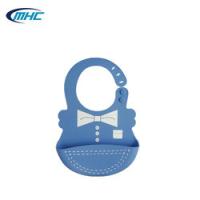 China Customized Baby Silicone Bibs Food Grade Waterproof Toddlers BPA Free Bibs for sale