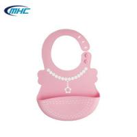 China Customized Baby Silicone Bibs Food Grade Waterproof Toddlers BPA Free Bibs for sale