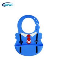China Customized Baby Silicone Bibs Food Grade Waterproof Toddlers BPA Free Bibs for sale