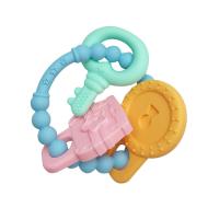 China Eco Friendly Baby Silicone Products Food Grade Pacifier Clip Ring Teether for sale