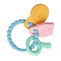 China Eco Friendly Baby Silicone Products Food Grade Pacifier Clip Ring Teether for sale