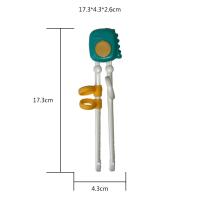 China Sustainable Baby Silicone Products One Pair Chopstick Eco Friendly Customized for sale