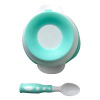 China BPA Free Silicone Baby Bowl With Spoon Customized Kids Dining for sale
