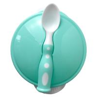 China BPA Free Silicone Baby Bowl With Spoon Customized Kids Dining for sale