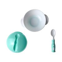 China BPA Free Silicone Baby Bowl With Spoon Customized Kids Dining for sale