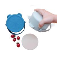 China Kids Silicone Feeding Bowl Bear Shape BPA Free Baby Training Bowl Customized for sale