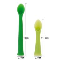 China First Stage Silicone Baby Spoon Food Grade BPA Free Infant Feeding Utensils for sale