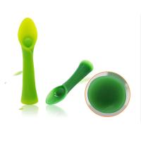 China First Stage Silicone Baby Spoon Food Grade BPA Free Infant Feeding Utensils for sale