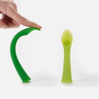 China First Stage Silicone Baby Spoon Food Grade BPA Free Infant Feeding Utensils for sale