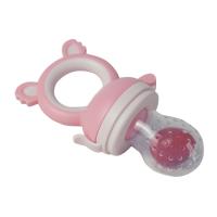 China Tapered Type Baby Silicone Products Eco Friendly Infants Fruit Feeder Pacifier for sale