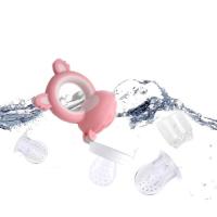 China Tapered Type Baby Silicone Products Eco Friendly Infants Fruit Feeder Pacifier for sale