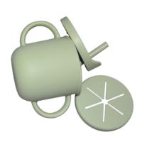 China 100% Silicone Sippy Cup Eco Friendly BPA Free Baby Snack Cup Customized Sizes for sale