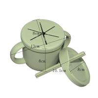 China 100% Silicone Sippy Cup Eco Friendly BPA Free Baby Snack Cup Customized Sizes for sale