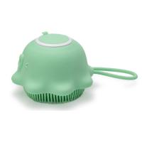 China Antibacterial Baby Silicone Products Soft Soap Storage Shower Body Scrubber for sale