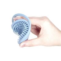 China Baby Silicone Products， Food Grade Silicone Hair Shampoo Massage Brush Eco Friendly for sale