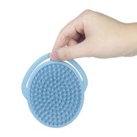 China Waterproof Baby Silicone Products Bath Body Brush Antibacterial Heat Resistant for sale