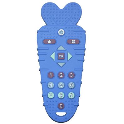 China LFGB Standards Remote Control Silicone Baby Teether MHC Kids Toy for sale