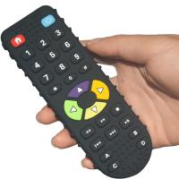 China Remote Tv Controller Shape Silicone Teether Toy For Toddler MHC New Gamepad for sale
