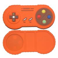 China Remote Tv Controller Gamepad Custom Silicone Teether Toy Shaped For Toddler for sale