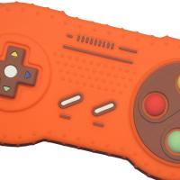 China Remote Tv Controller Gamepad Custom Silicone Teether Toy Shaped For Toddler for sale