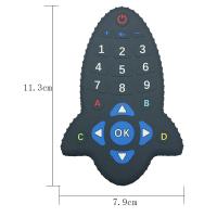 China Shaped MHC Silicone Baby Teether Remote Control For Chew Toys for sale