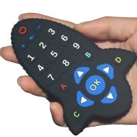 China Shaped MHC Silicone Baby Teether Remote Control For Chew Toys for sale