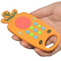 China Silicone Dentition Carrot Remote Control Teether MHC Baby Toy for sale