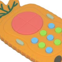 China Silicone Dentition Carrot Remote Control Teether MHC Baby Toy for sale