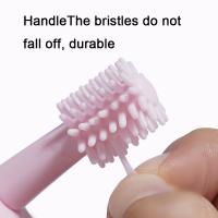 China Silicone Baby Teether ，Food Grade Silicone Baby Toothbrush Infant Training Custom Cartoon Pig for sale