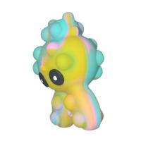China Easter Egg Bunny Pop It Toy , Pinch Eye Bouncing Soft Silicone Pop It Toy for sale