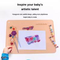 China Silicone Painting Mat MHC New Design Food Grade Large Drawing Board Educational Toys For Kids for sale