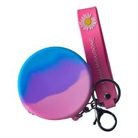 China Stress Relief Silicone Coin Purse Push Pop Fidget Bag , Candy Color Fidget Sensory Toy for sale