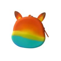 China Relieves Stress Silicone Poppet Fidget Purse , Mhc Girls Popular Fingertip Wallet Toy for sale