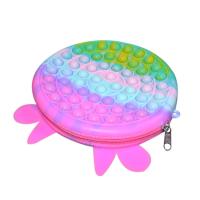 China DIY Fashion Cartoon Mini Kids Fidget Cute Chain Silicone Purse Bag For Little Girl for sale