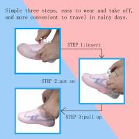 China Baby Silicone Products Silicone Rain Boots Eco Friendly Half Boot Waterproof Rain Mold Shoe Cover for sale