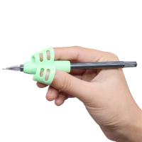 China Children Silicone Rubber Pencil Holder Soft Handwriting Assisted for sale