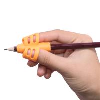 China Children Silicone Rubber Pencil Holder Soft Handwriting Assisted for sale