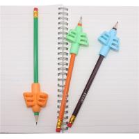 China Children Silicone Rubber Pencil Holder Soft Handwriting Assisted for sale