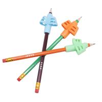 China Children Silicone Rubber Pencil Holder Soft Handwriting Assisted for sale